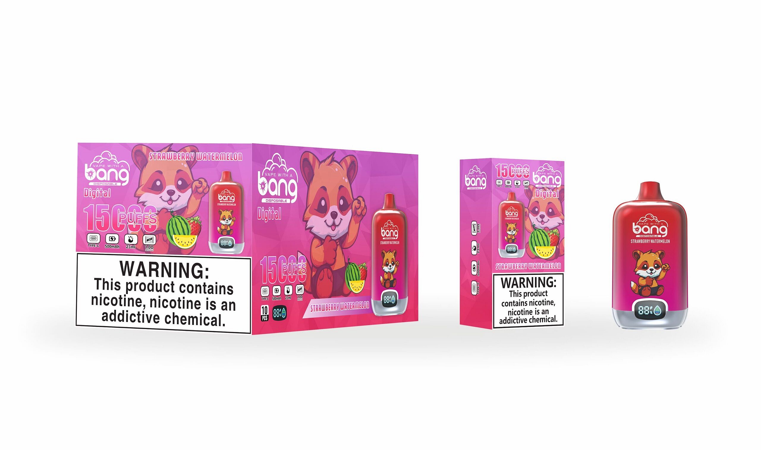 Bang Digital Box 15000 15k Puffs LED Pover Display Wholesale Original ...