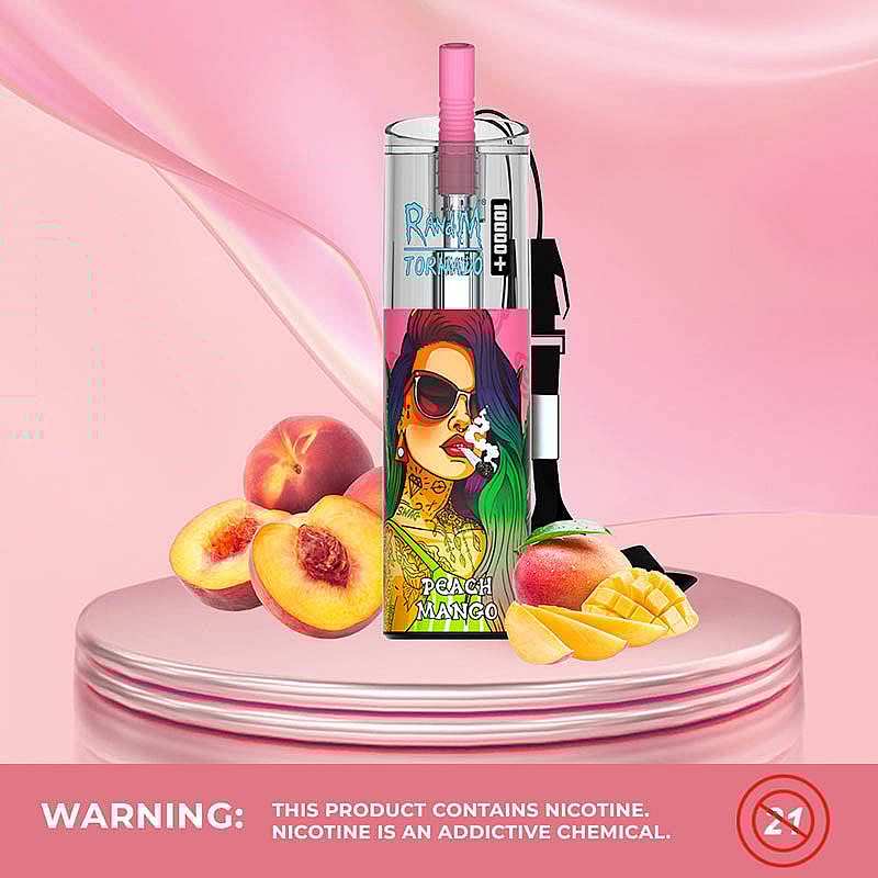 Randm Tornado 10000 Plus Puffs Disposable Vape 2 5 Nicotin 21tastes