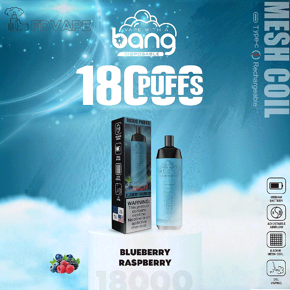 Bang Crown Bar 18000 18k Puffs Disposable Vape Best Many Nicotine ...