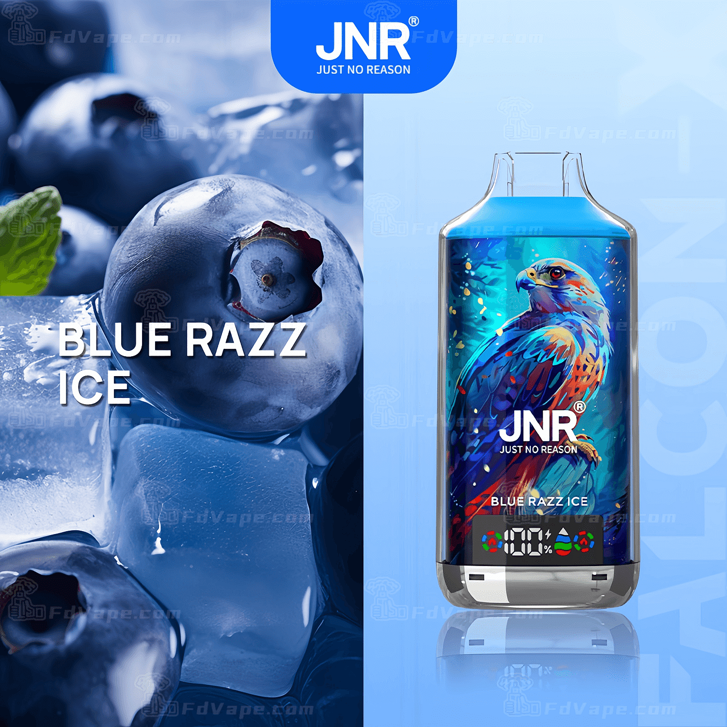 Stylo vape jetable JNR Falcon X 18000 18k Puffs 0% 2% 5% Nicotine 20 ...