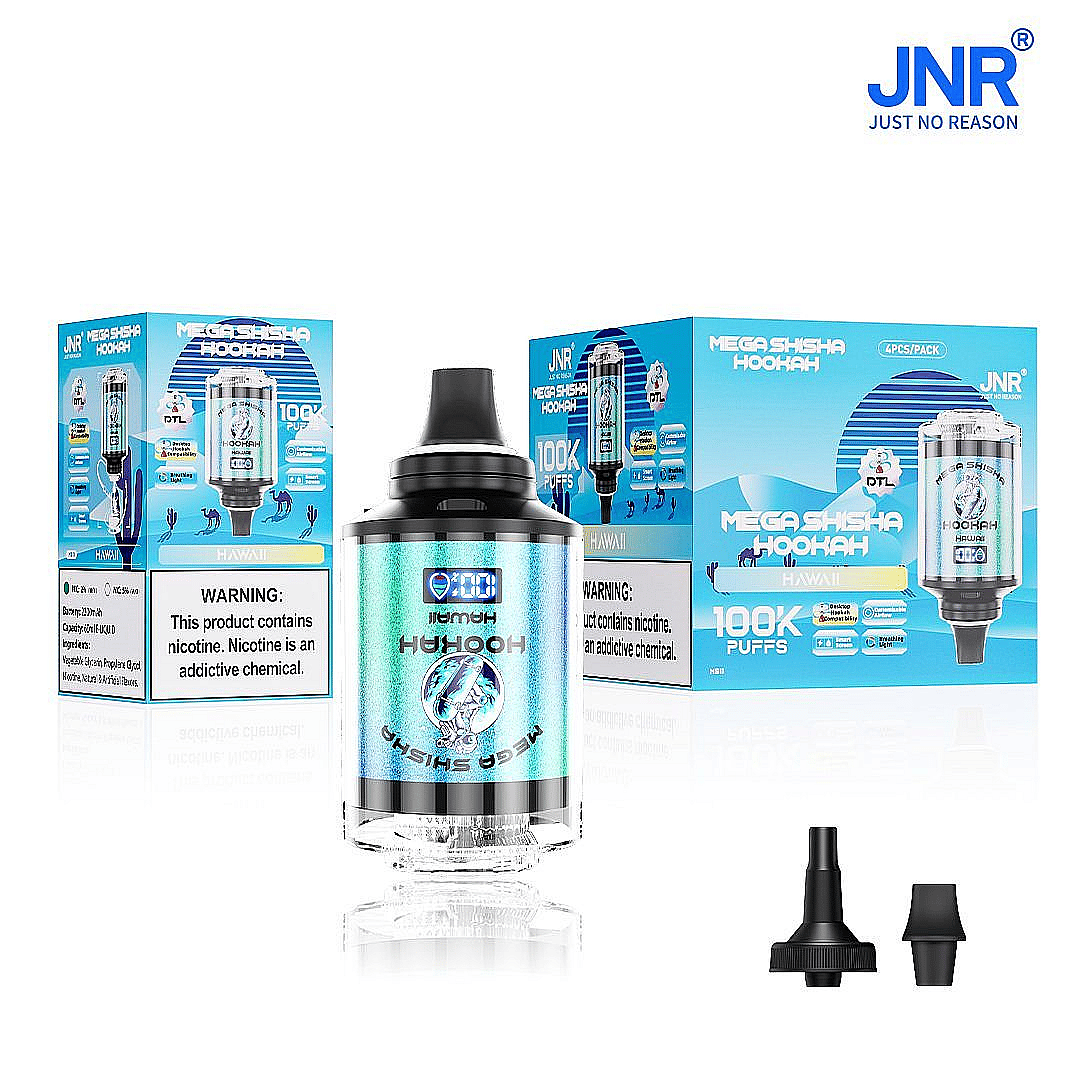 JNR Mega Shisha Hookah 100000 100K Puffs Einweg-Vape 2% Nikotin ...