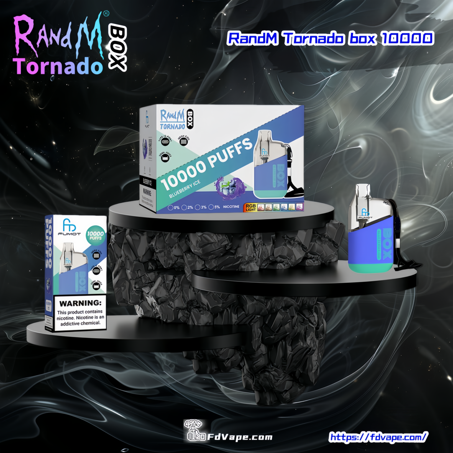 RandM Tornado 15k 15000 Puffs Disposable Vape 2% 5% Nicotin 41Tastes ...