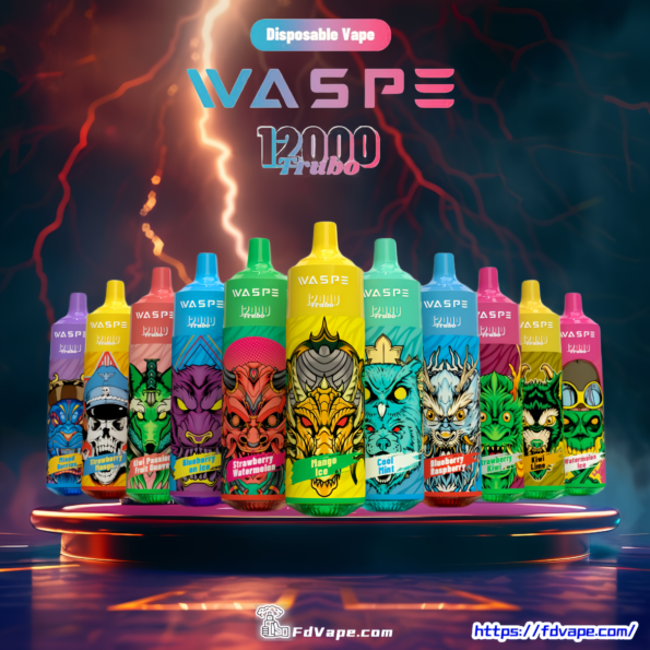 Pluma vaporizadora desechable WASPE FIHP 40000 40 000 bocanadas de ...