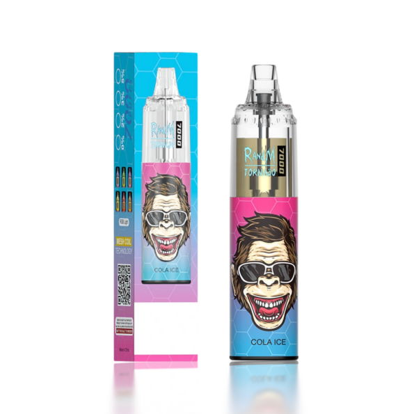China RM RandM Tornado 7000 7k Puffs Disposable Vape