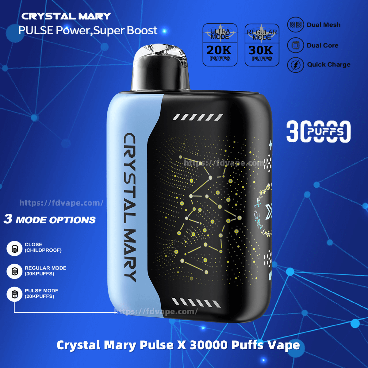 Crystal Mary Pulse X 30K Vape vergeleken met vergelijkbare producten: wie is de marktleider ...