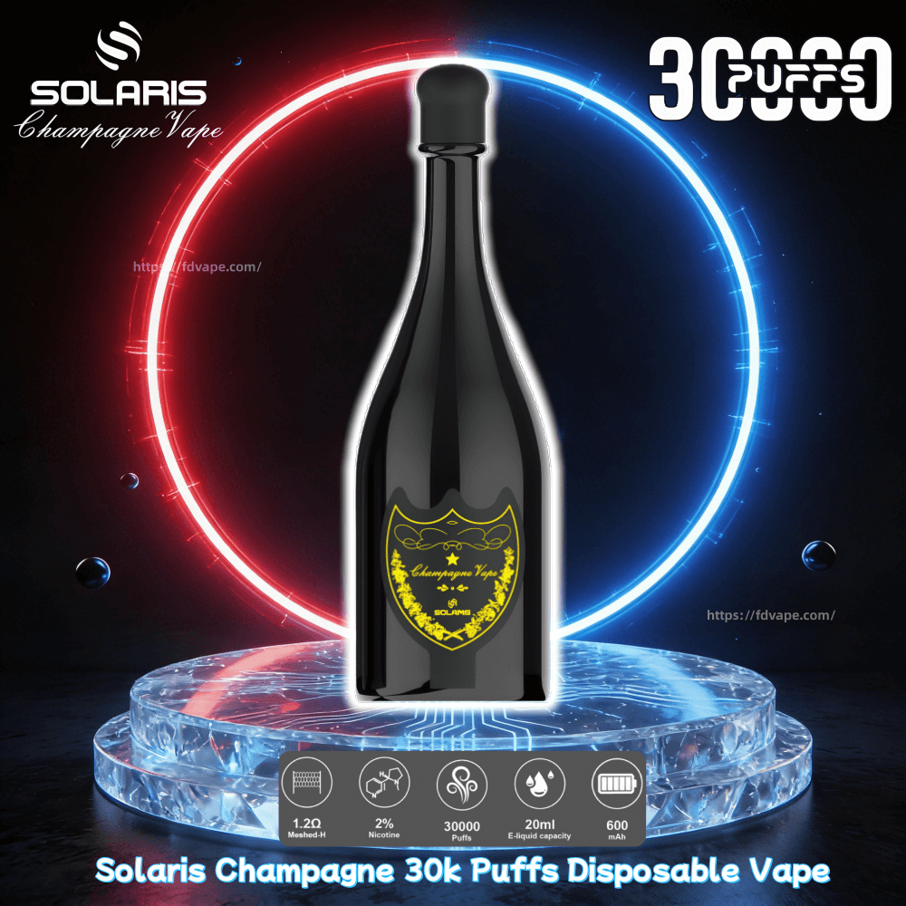 Solaris Champagne 30000 30K Puffs Einweg-Vape 2% Nikotin 10 ...